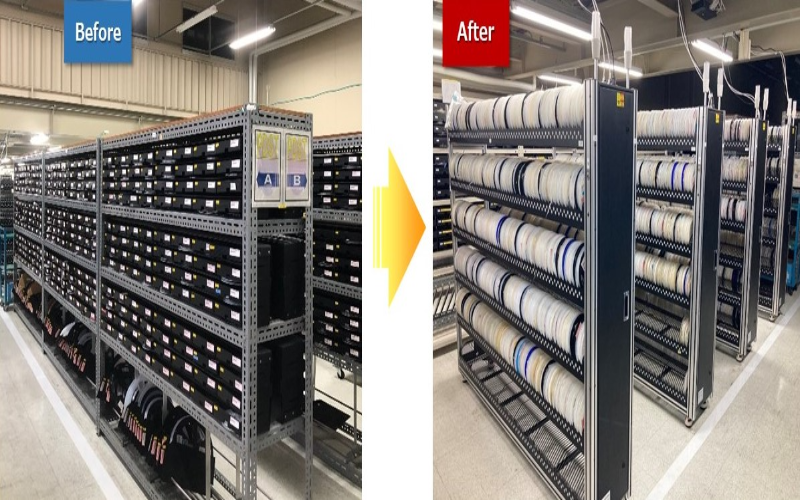 smart reel rack | JFE Taipei